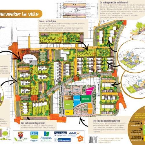 Urban renewal of the Tour du Renard district in Outreau - COREM-AMO